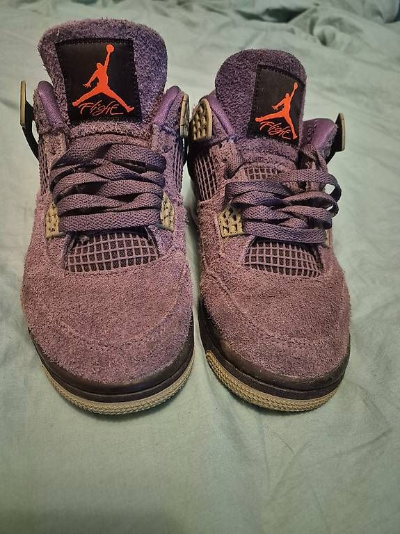 Basket Air Jordan 4 violet&vert (Neu (gemäss Beschreibung)) in Vevey ...