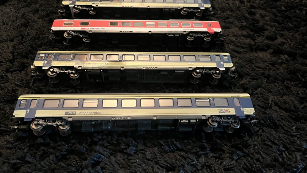 Modelleisenbahn 4 BLS Lötschbergbahn, 1x SBB Spur H0 (Neu (gemäss ...