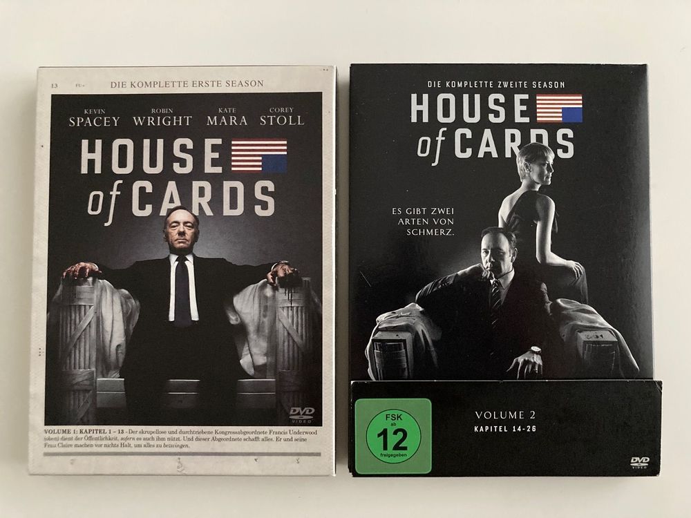 House of Cards Staffel 1 & 2 (Gebraucht) in Zürich für CHF 10 – nur Abholung auf Ricardo kaufen