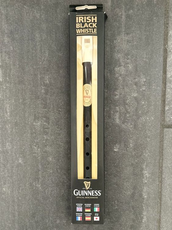 Guinness Irish Tin Whistle Flöte mit Noten originalberpackt | Kaufen ...