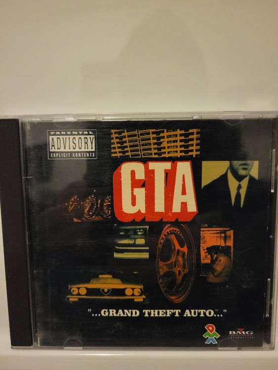 raretés PC GTA Grand Theft Auto CD-Rom vintage rétro 90s (Gebraucht) in ...
