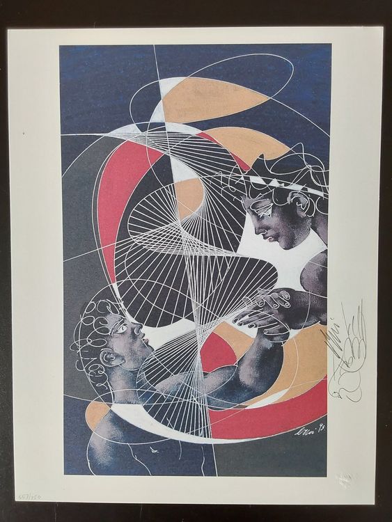 Erni Hans.Original-Litho "PEACE" 557/750 21,5x28cm.Signiert | Kaufen auf Ricardo