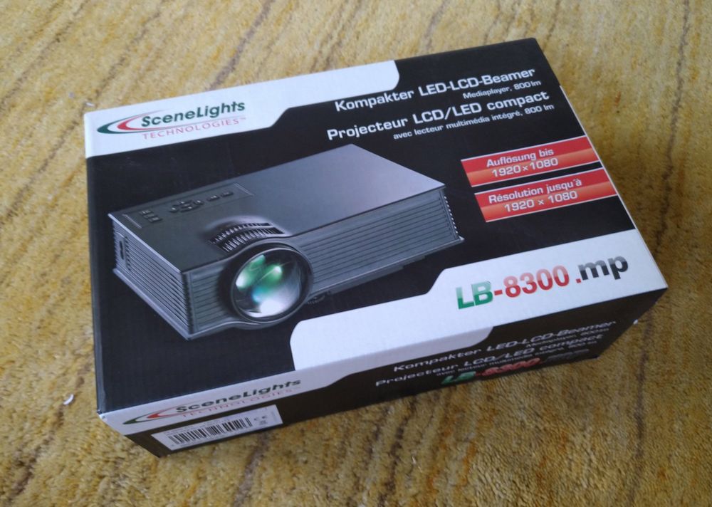 Kompakter LED-LCD-Beamer SceneLights LB 8300.mp | Kaufen auf Ricardo