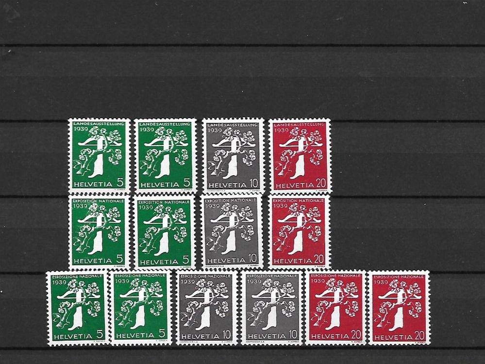 Landi 1939 ** Armbrust RM Kat: CHF 88.- (Neu (gemäss Beschreibung)) in Basel für CHF 3 – mit ...