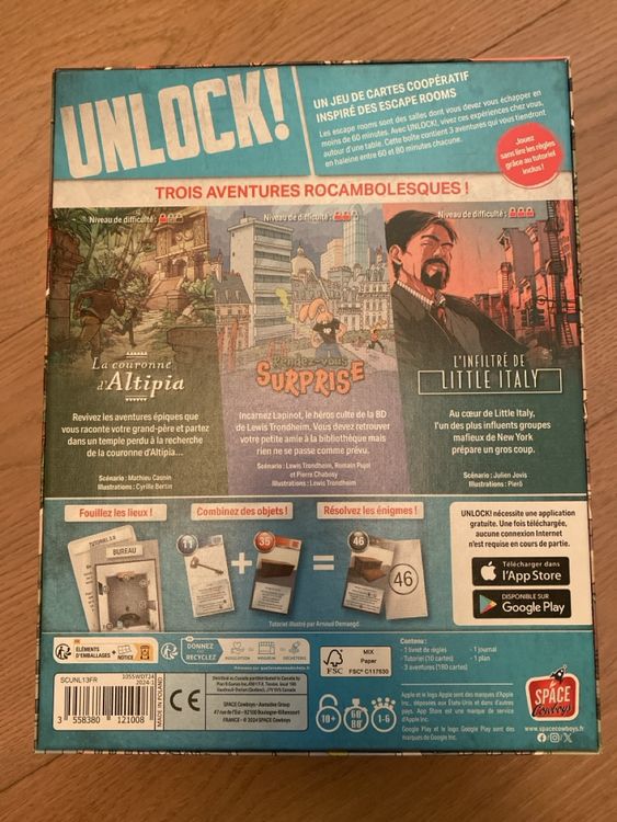 Unlock! Risky Adventures - Escape Games / 3 aventures (Neuf (Voir ...