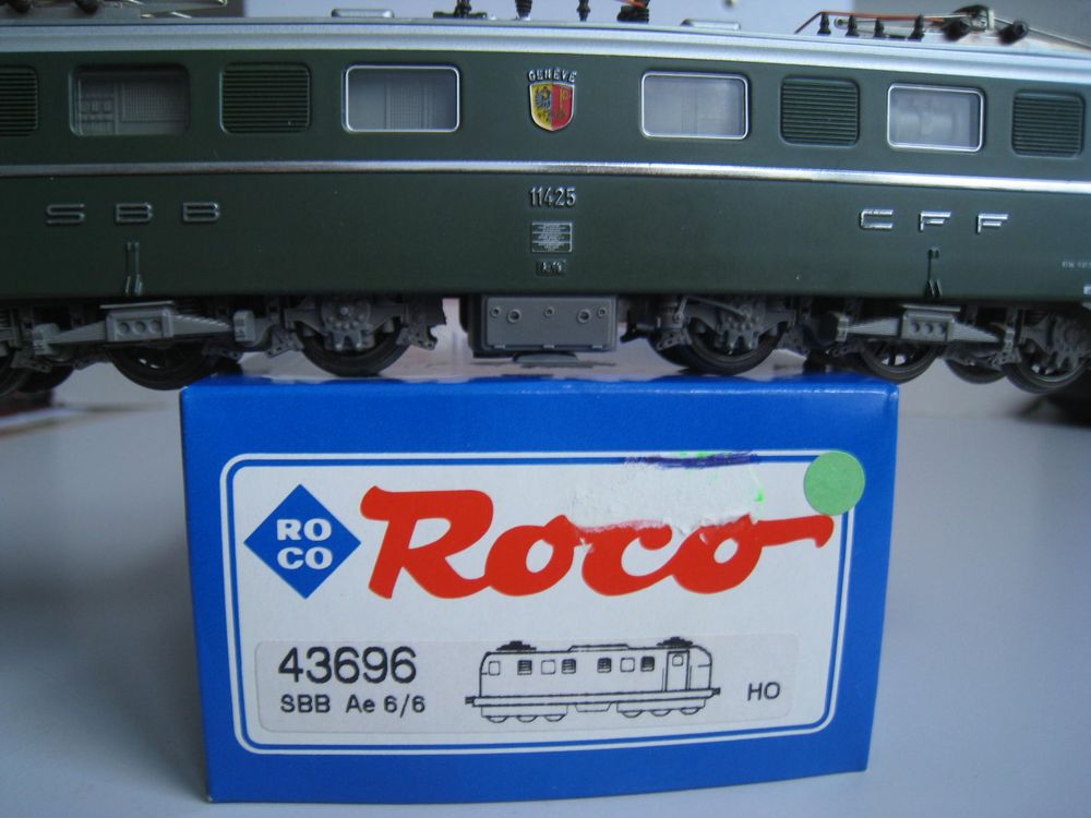 Roco Ae 6/6 11425 Kanton Genf,Analog mit Schnittstelle 43696 (Gebraucht ...