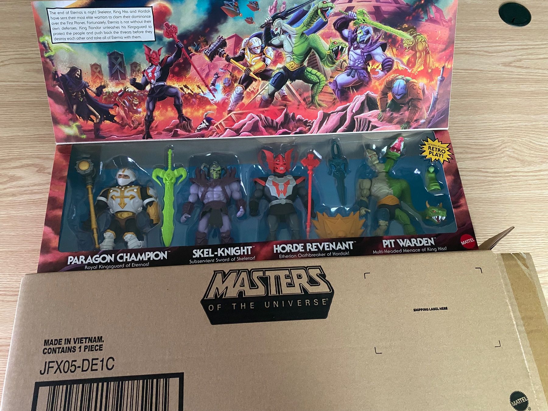 Masters of the Universe Origins Battle for Eternia 4-Pack (Neu und originalverpackt) in ...