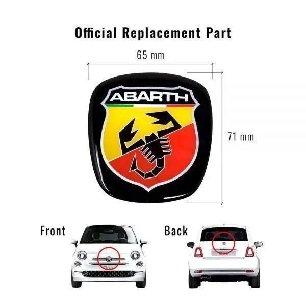 Abarth Ersatzlogo für Fiat 500 (21548) (Neu und originalverpackt) in ...