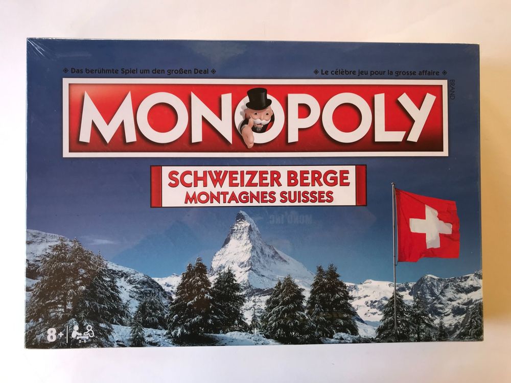 MONOPOLY SCHWEIZER BERGE (Neu und originalverpackt) in Altendorf für CHF 35 – mit Lieferung auf ...