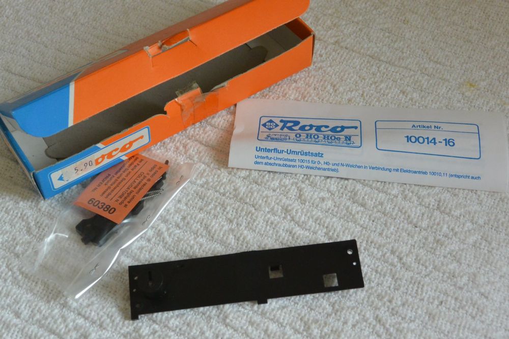 ROCO H0 10014-16 UNTERFLUR UMRÜSTSATZ FÜR WEICHEN R/L | Kaufen auf Ricardo
