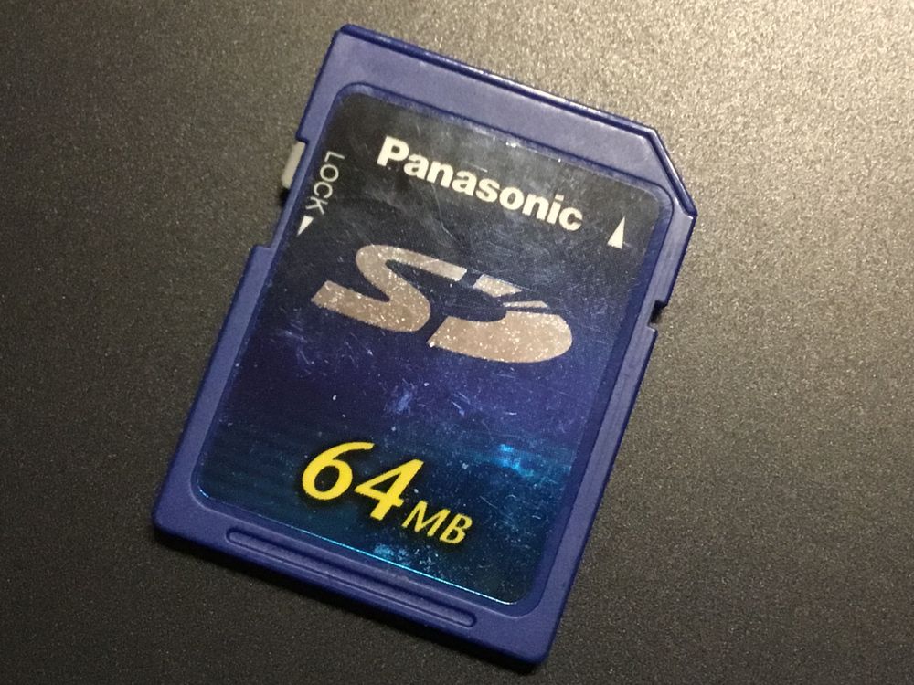 Panasonic SD Card 64MB (Gebraucht) in Courtaman für CHF 6 – mit ...
