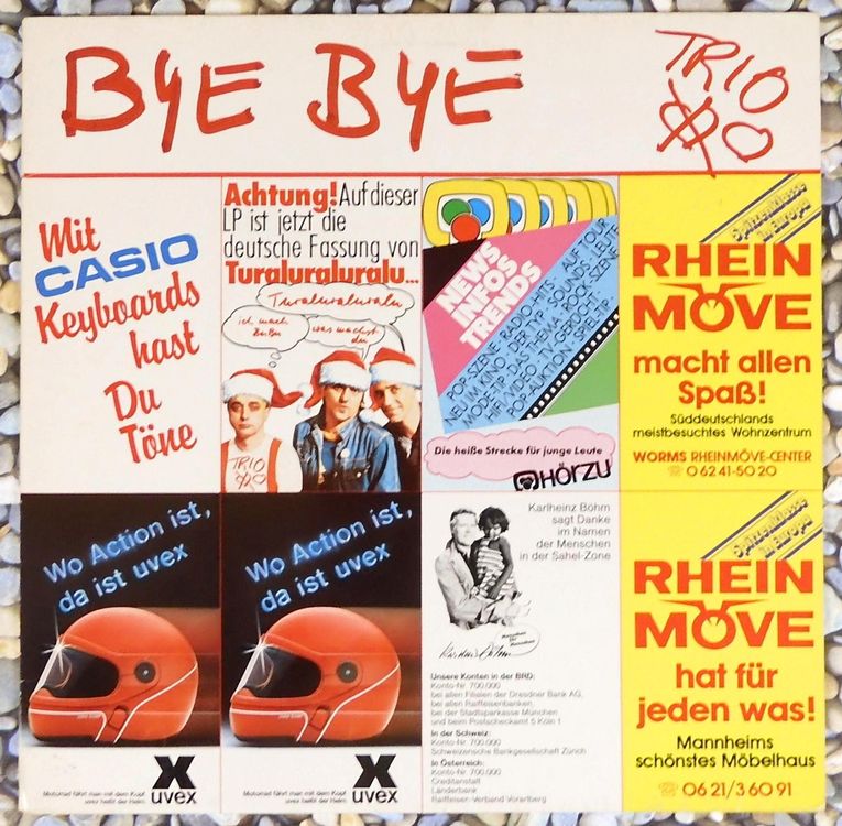 Trio – Bye Bye - (NDW) (LP) (Gebraucht) in für CHF 5 – mit Lieferung ...