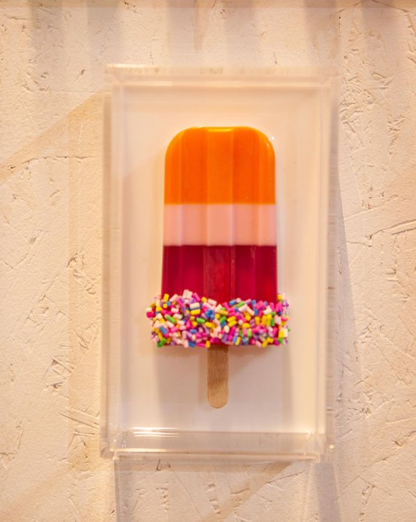 Gemälde, Pop Art, Eis am Stiel , Resinart, Unikat | Kaufen auf Ricardo