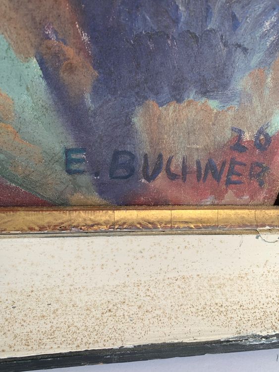 Ernst Büchner (1886-1951) grosses Akt Dame Gemälde (Gebraucht) in für ...