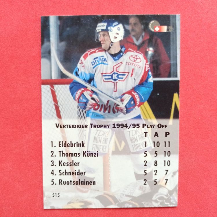 Anders Eldebrink- EHC KLOTEN - 1994/95 - SPECIAL CARD (Gebraucht) in Dübendorf für CHF 3 – mit ...