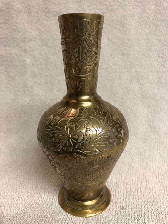 Blumenvase klein aus Messing | Kaufen auf Ricardo