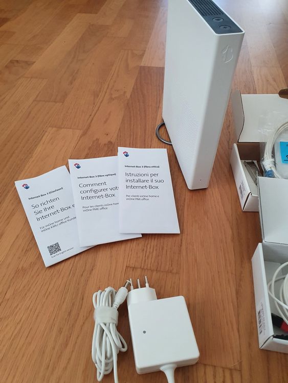 Swisscom Router 3 + Glasfaserkit (Neu (gemäss Beschreibung)) in ...