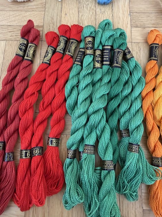 Konvolut Stick- & Häkelgarne – Leinen & Baumwolle – Vintage (Gebraucht ...