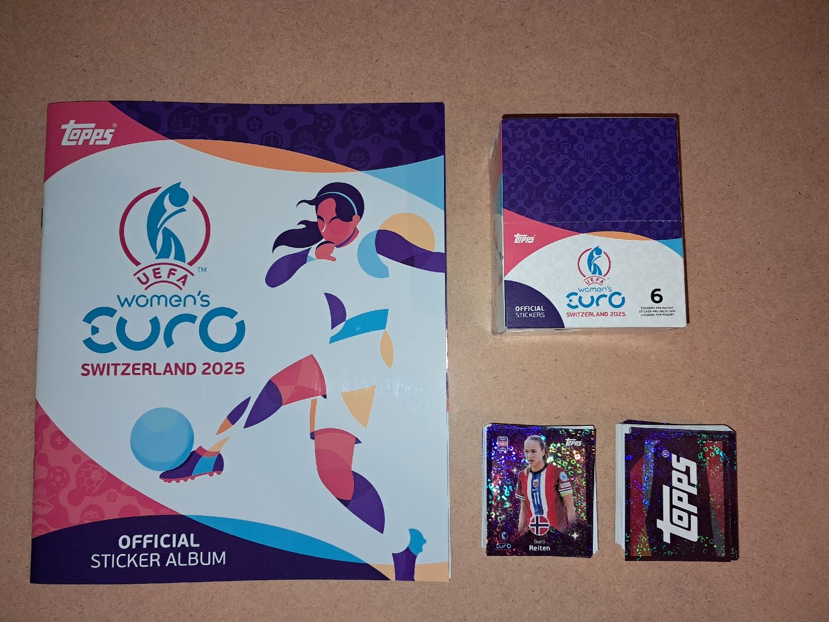 Topps UEFA Womens Euro 2025, komplett inkl. Album (Neuf (Voir ...