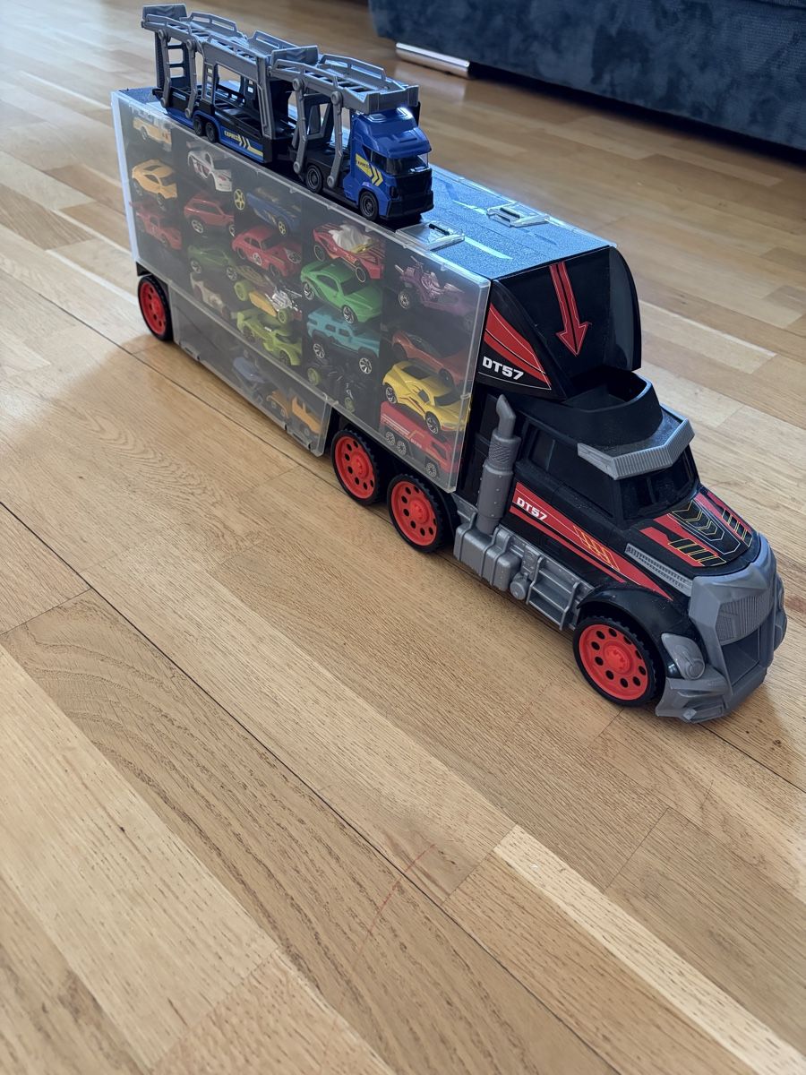 Matchbox Auto Transporter LKW mit über 40 Autos! (Gebraucht) in ...