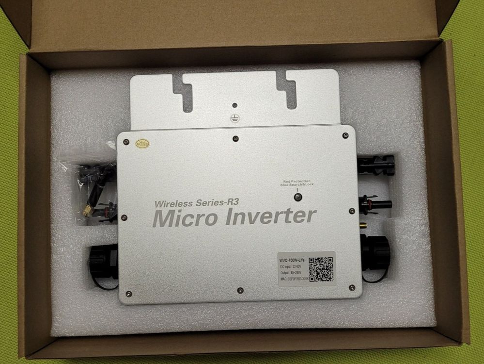 MicroInverter WVC-700 Balkonsolarwechselrichter 700Watt WLAN | Kaufen ...
