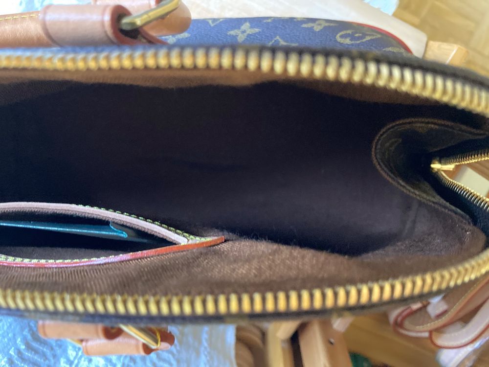 Alma Hand Tasche neu mit Schloss Namensschild Leder Beutel (Neu (gemäss ...