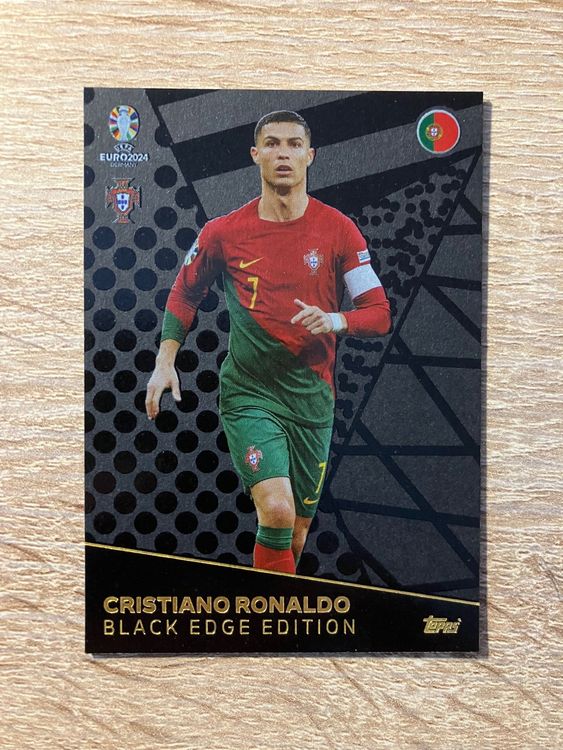 Topps Match Attax EM 2024 Cristiano Ronaldo Black Edge (Neu (gemäss Beschreibung)) in Chur für ...