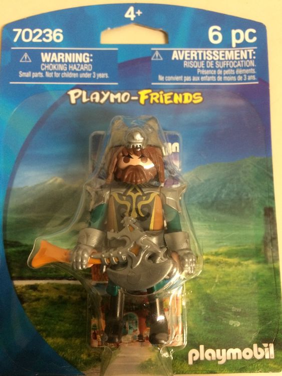 PLAYMOBIL PLAYMO-FRIENDS FIGURE 70236 GUERRIERO LUPO (Neu und ...