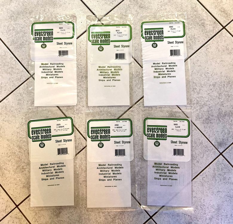 EVERGREEN lot de plaques blanche neuf | Kaufen auf Ricardo