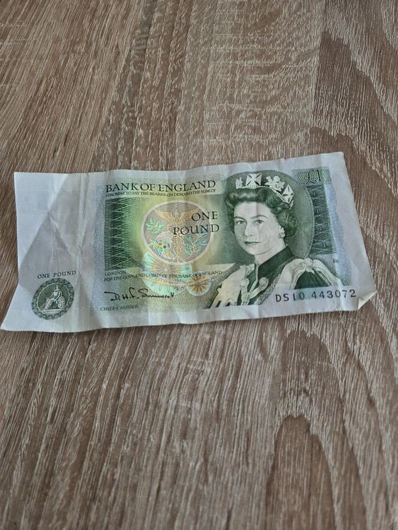 Seltene Englische Pfund Note - Sammlerstück - Top Zustand! (Gebraucht ...
