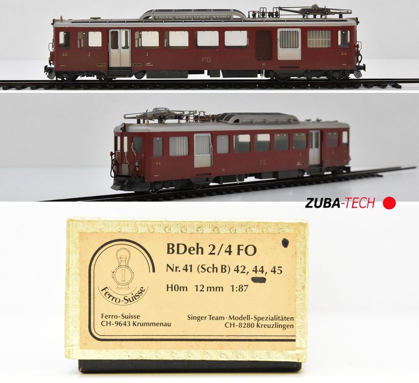 Ferro Suisse Triebwagen BCFhe 2/4 FO H0m GS Analog mit OVP | Kaufen auf ...