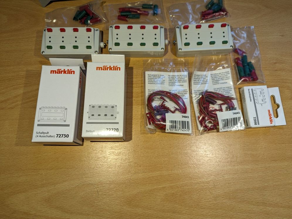 Märklin Stellpulte und Schaltpulte, 72710, 72720, 72730 + we (Gebraucht ...