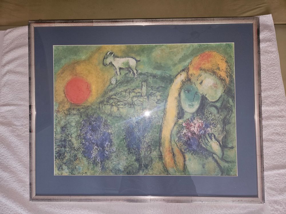 MARC CHAGALL LITHO 85 x 67 CM (Gebraucht) in Basel für CHF 15 – nur Abholung auf Ricardo kaufen