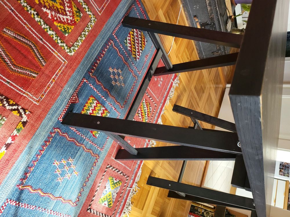LINNMON ODDVALD Table black brown black 150x75 cm IKE Kaufen auf Ricardo