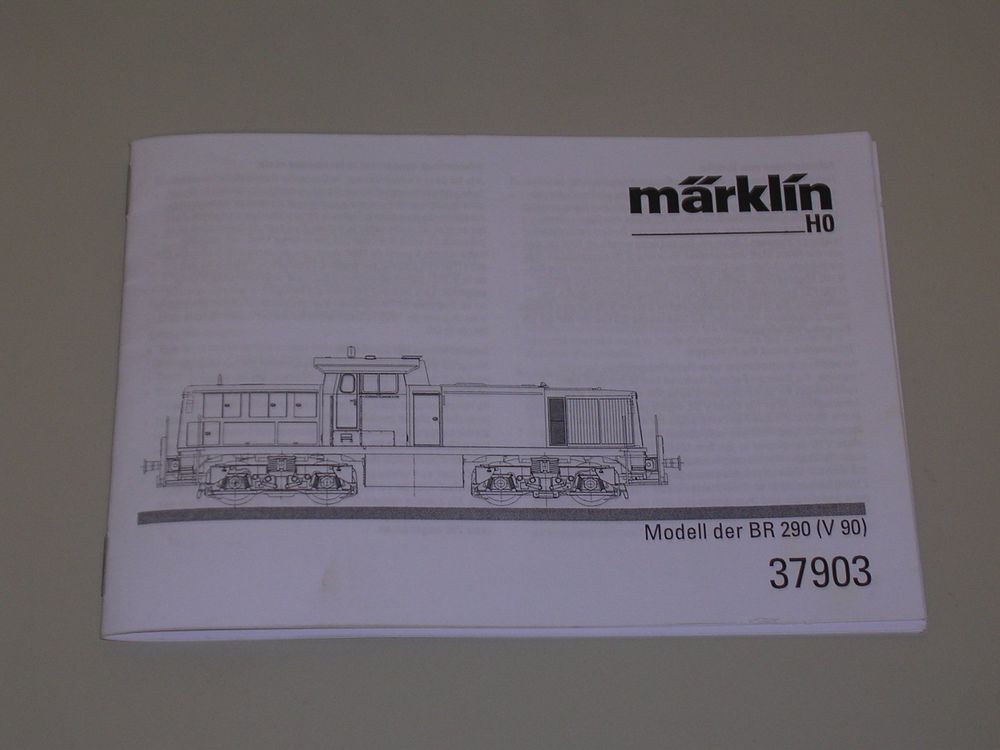 Märklin 37903 Betriebsanleitung (Neu (gemäss Beschreibung)) in Beringen ...