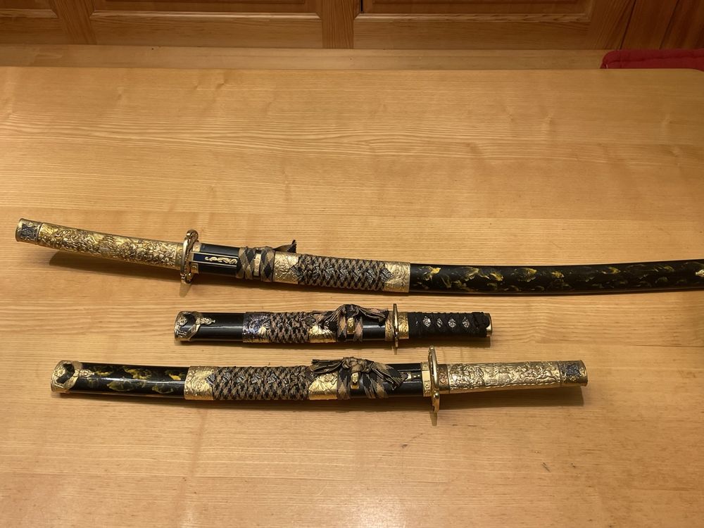 3 Sabres Katana samouraï vintage | Kaufen auf Ricardo
