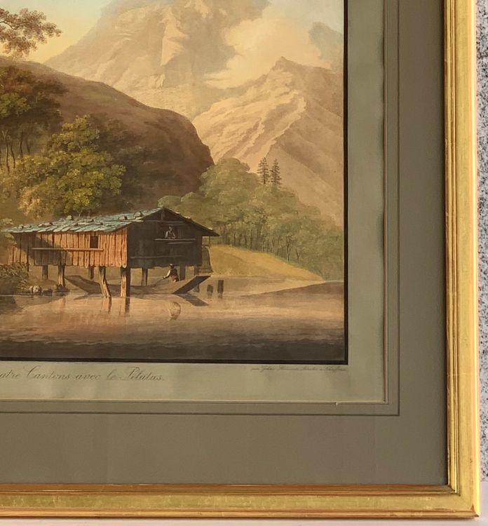 Johann Heinrich BLEULER (1758-1823)Umrissradierung Coloriert | Kaufen auf Ricardo