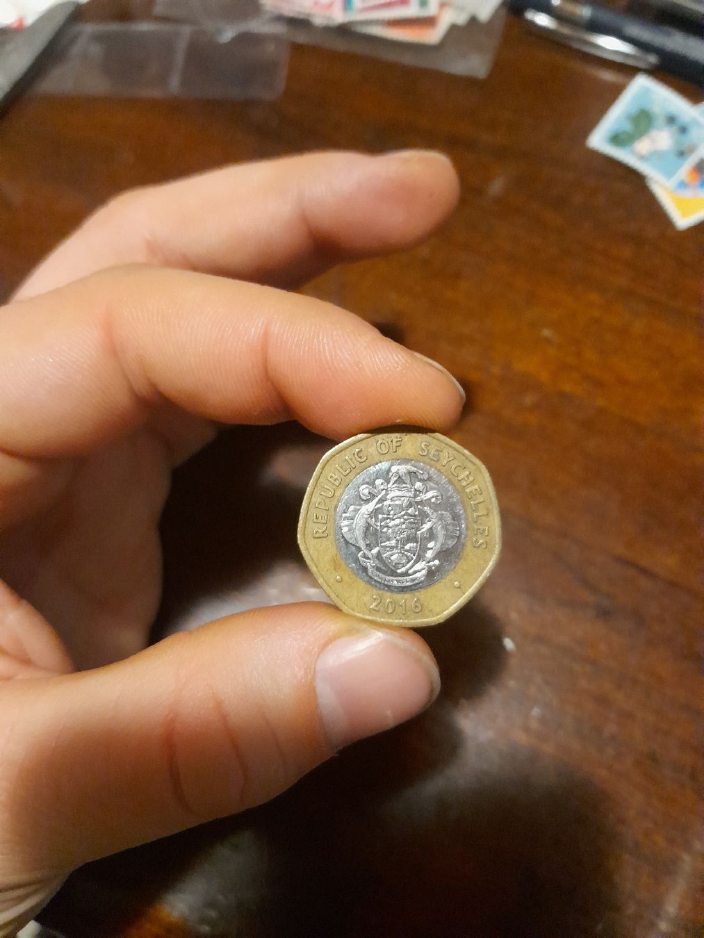 Pièce rare des Seychelles - 10 roupies - année 2016 (D'occasion) à ...