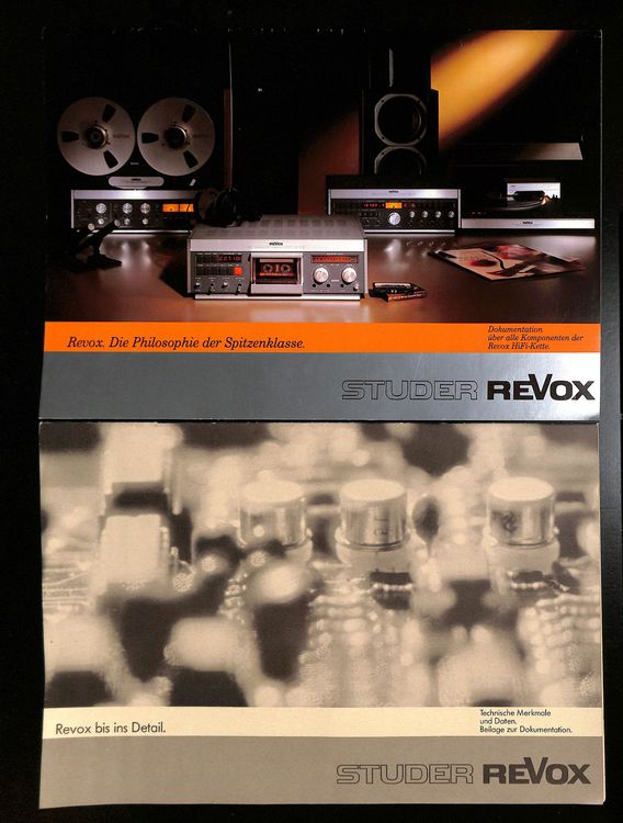 REVOX ® Die Philosophie der Spitzenklasse 1981 Dok & Beilage (Gebraucht) in Zürich für CHF 7 ...