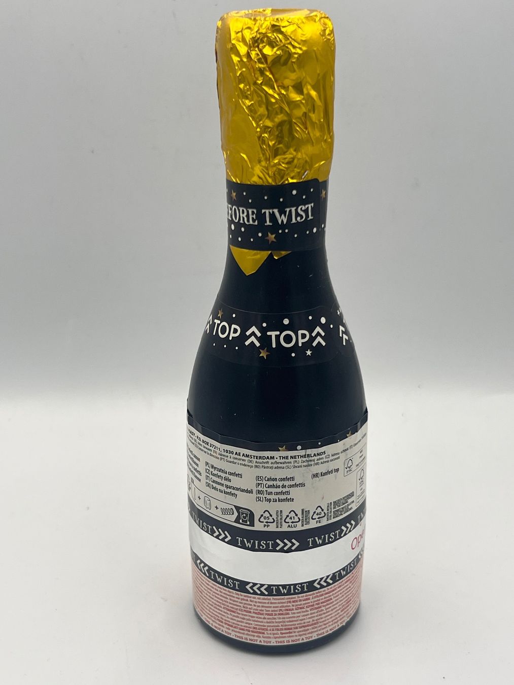 Konfetti Kanone Champagner Flasche für Party/Silvester!🎉... (Neu und ...