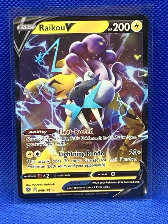 Pokemon Brilliant Stars / Raikou V 048 / 172 EN | Kaufen auf Ricardo