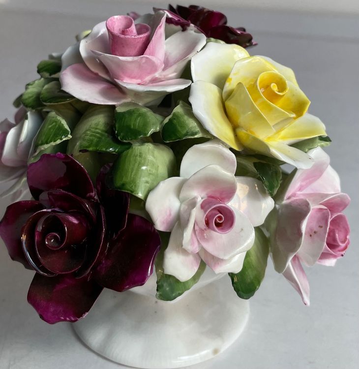 Vintage Bone China Rose BOUGUET Royal Porzellan England | Kaufen auf ...