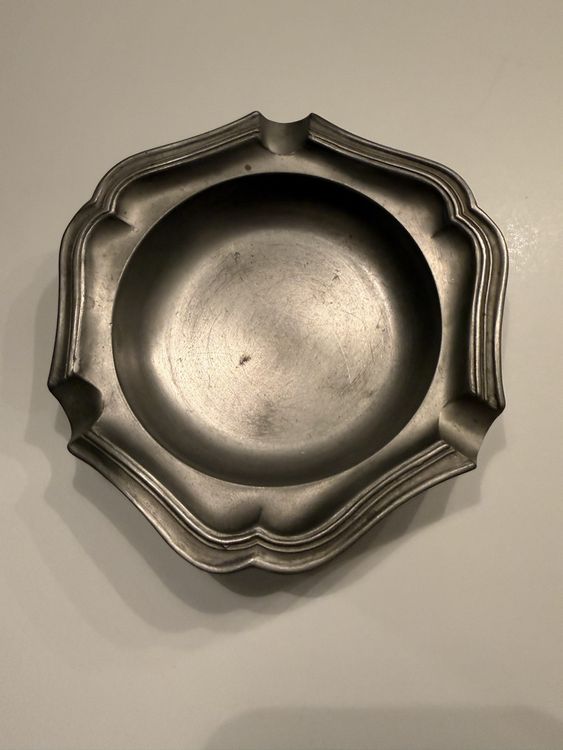 Vintage Swiss Pewter Ashtray by Schwyzer's Zinn-Zentrum (Gebraucht) in ...