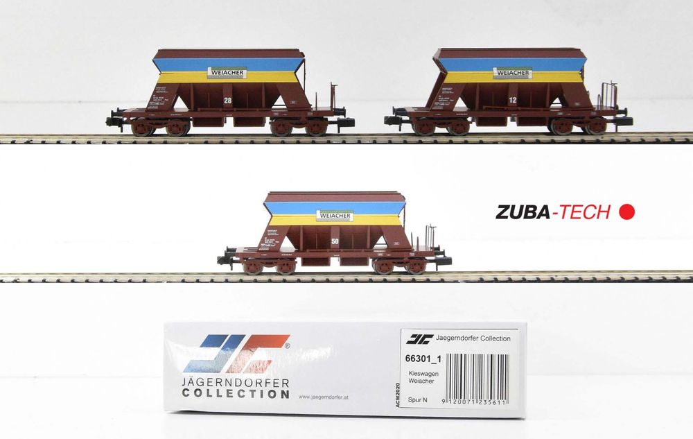 Jägerndorfer 66301-1 Waiacher Kieswagen-Set 3-tlg Spur N OVP | Kaufen ...