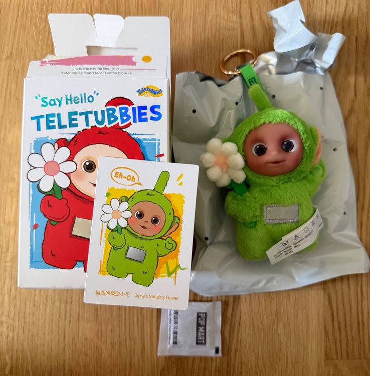 POP MART Teletubbies Say Hello Series DIPSY'S NAUGHTY FLOWER (Neu und ...