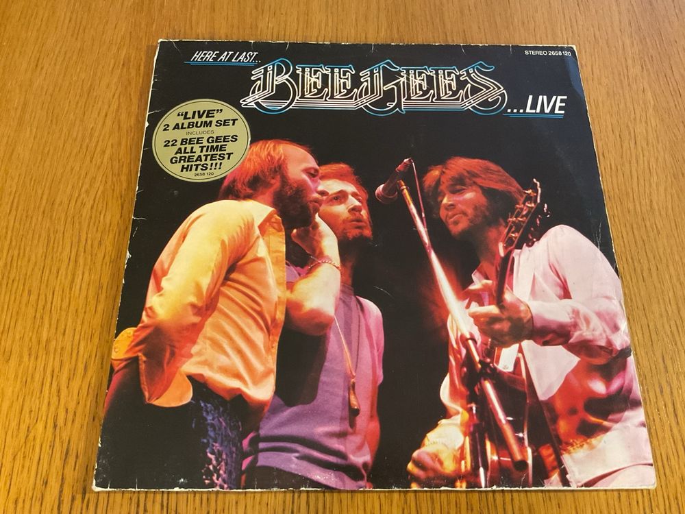Bee Gees - Here At Last...Live Doppel LP, Top Zustand!1977 (Gebraucht ...