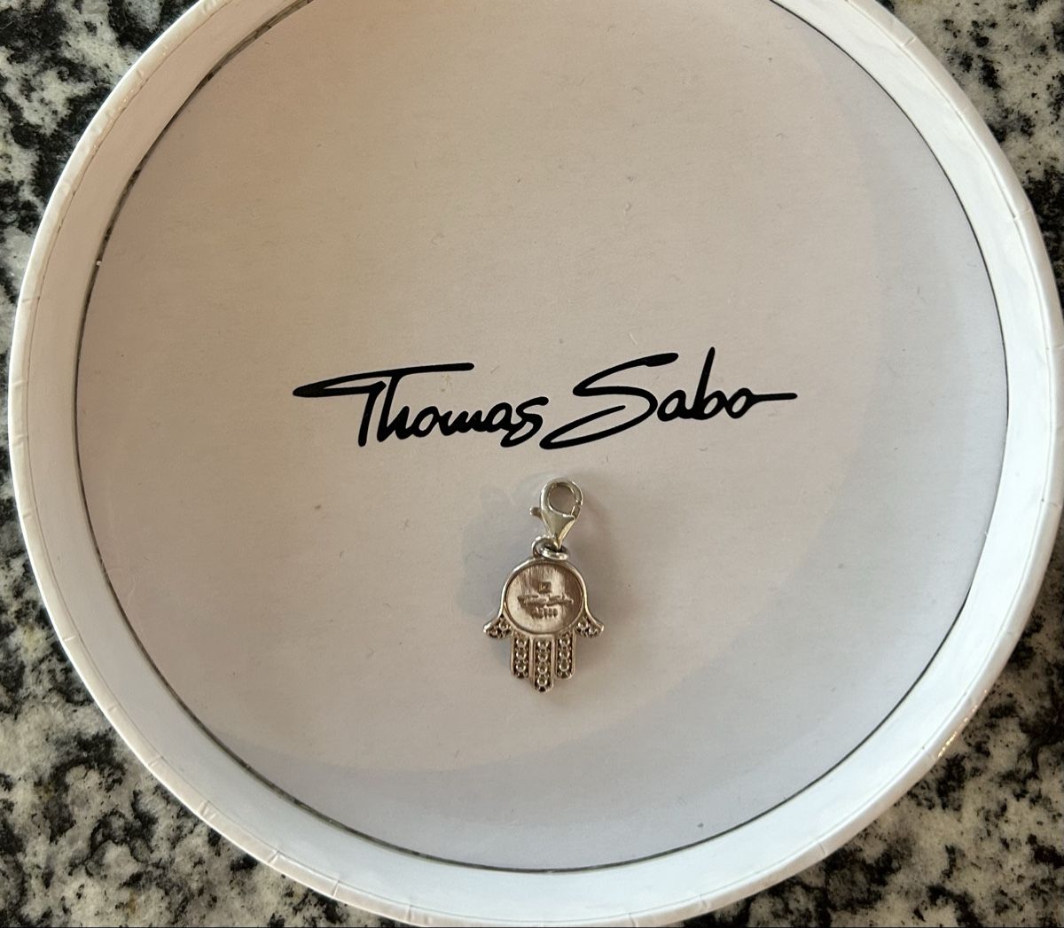 Thomas Sabo Charm Fatima‘s Hand + Zirkonia, Glücksbringer 🍀 (Gebraucht ...