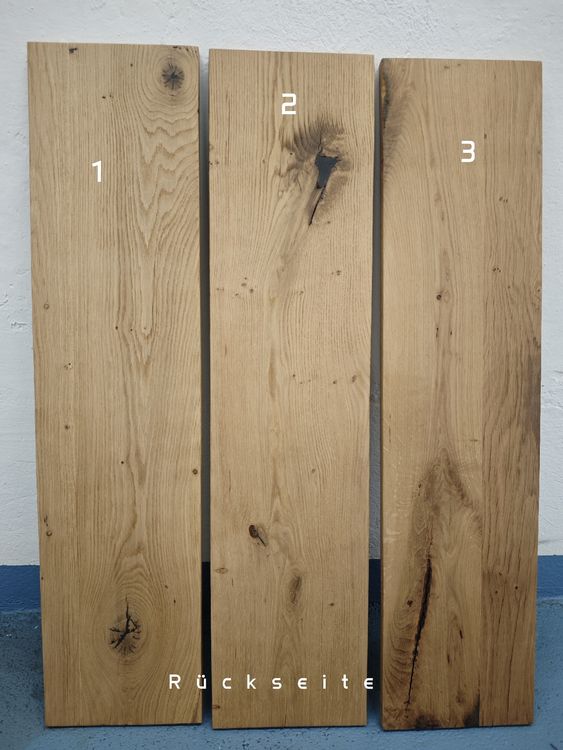 massive Eichenholz Bretter, ideal für Möbelbau, DIY (Neu (gemäss ...