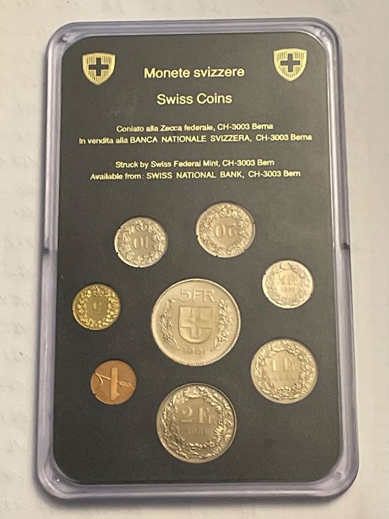 Münzsatz Schweiz 1981 Stgl (Neu und originalverpackt) in Schlossrued für CHF 24 – mit Lieferung ...