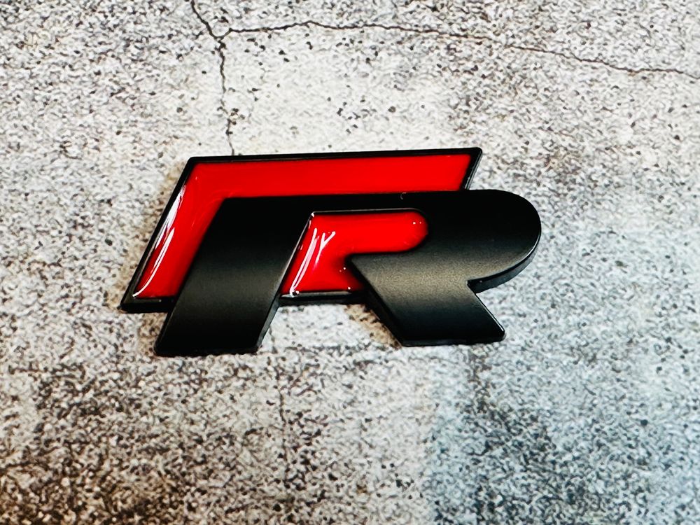 VW R Racing Schriftzug, Emblem, Logo 3D Metall (Neu und ...